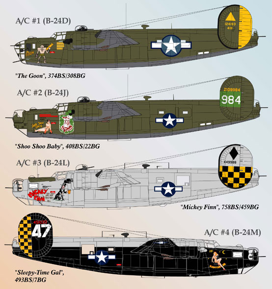 Lifelike Decals Consolidated B-24 Liberator